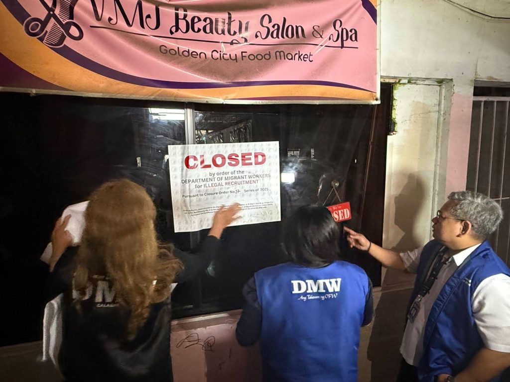 Salon, training center na ginawang front ng ilegal recruiter, ipinasara ...